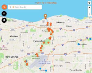 Rocky River (Ohio) Steelhead Fishing Map and Guide · DIY Fly Fishing