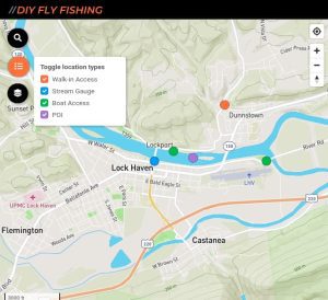 How to Use the DIY Fly Fishing Map · DIY Fly Fishing