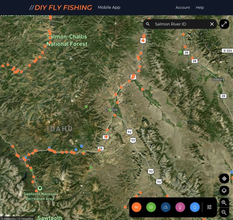 Upper Salmon River Idaho Fly Fishing: Map & Guide | DIY Fly Fishing